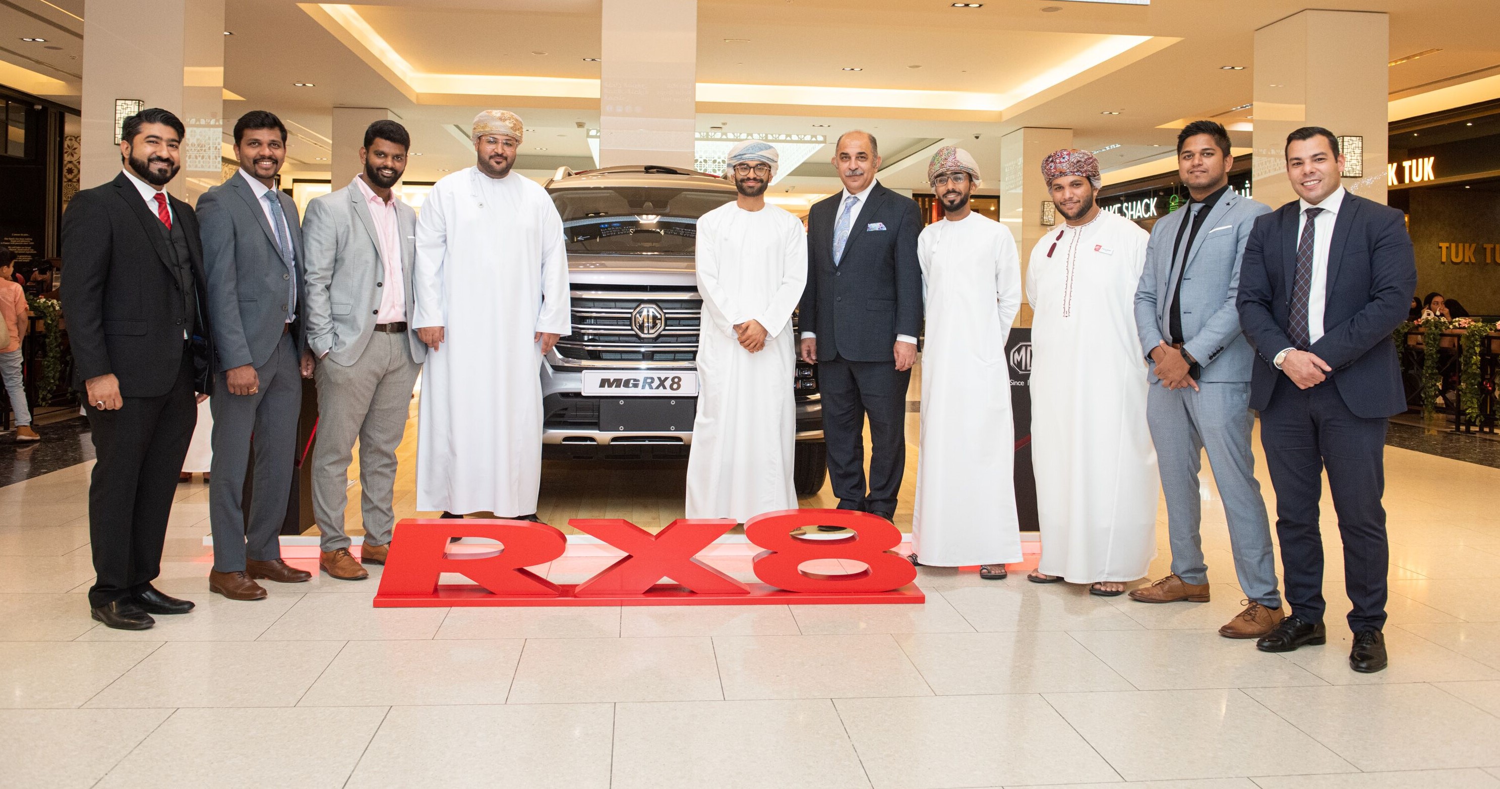 MG Motor launches MG RX8 and MG HS in Oman - The Arabian Stories News