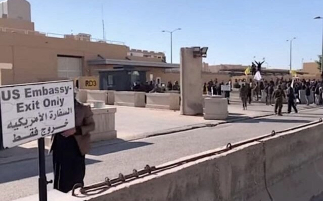 US embassy attack: Protesters withdraw after standoff in Iraq - The ...