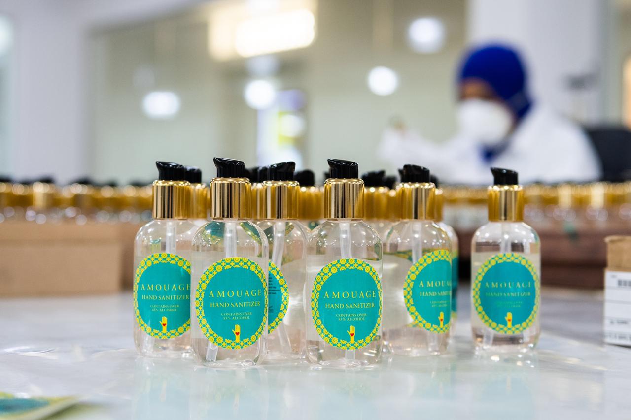 Amouage produces hand sanitizers to support Oman combat Covid-19 - The ...