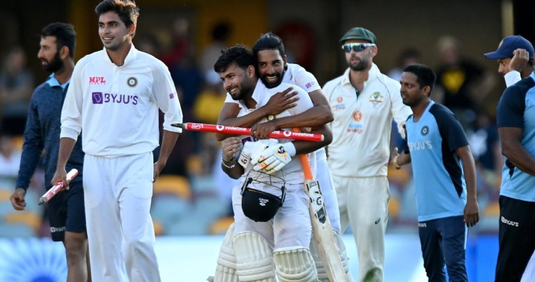 Fortress Gabba captured as India record famous Test series win against ...