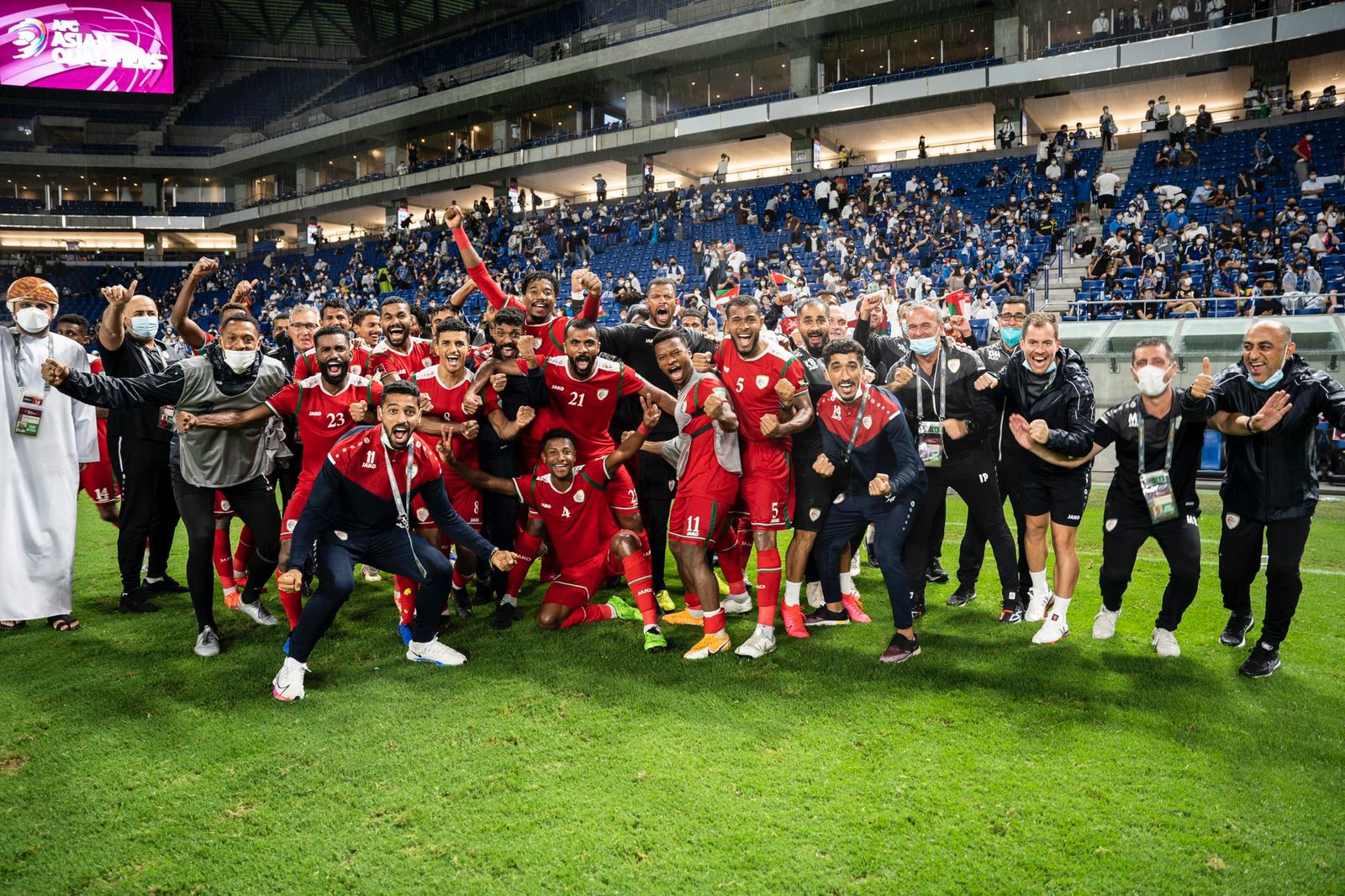 Fans finally allowed to return to stadium as Oman face Saudi Arabia at ...