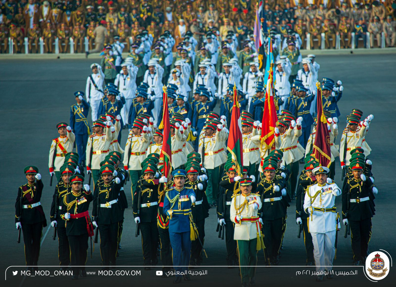 In Pictures: His Majesty presides over National Day military parade ...