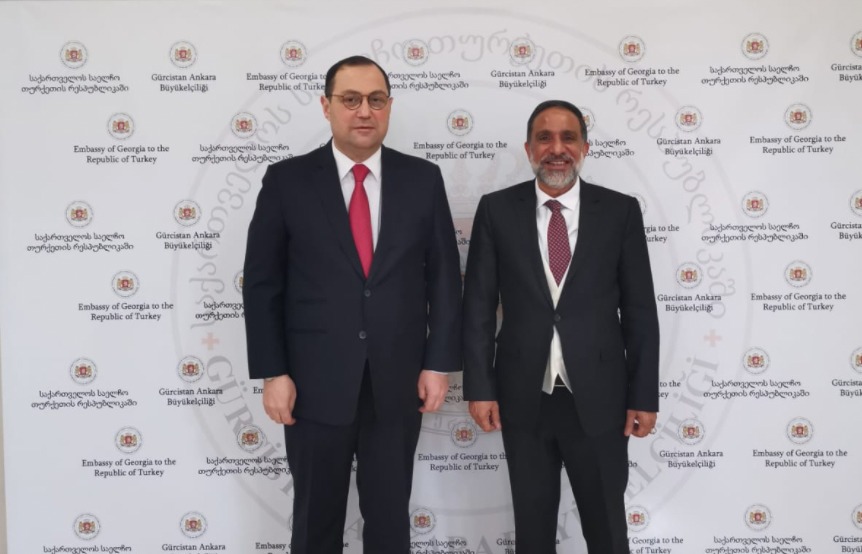 Oman’s ambassador to Turkey visits Georgian ambassador - The Arabian ...