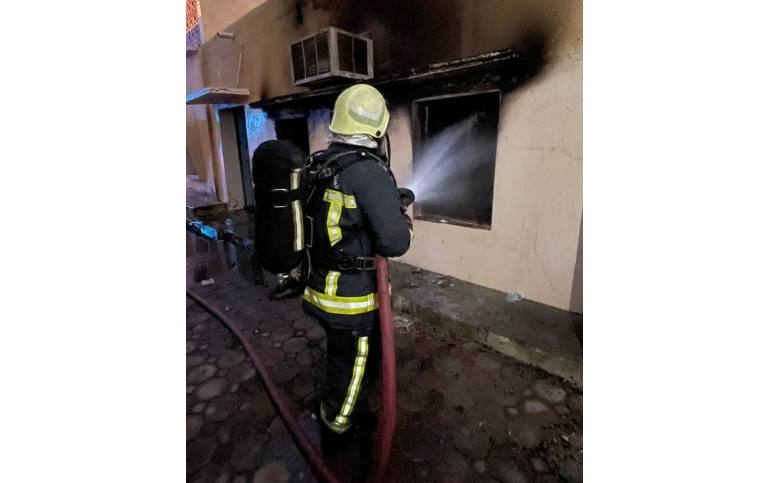 Oman firefighters extinguish fire at abandoned house - The Arabian ...