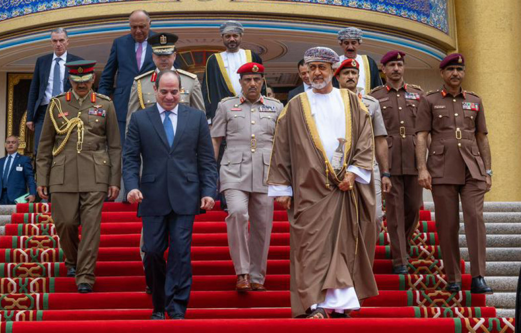 His Majesty hosts luncheon in honour of Egypt President - The Arabian ...