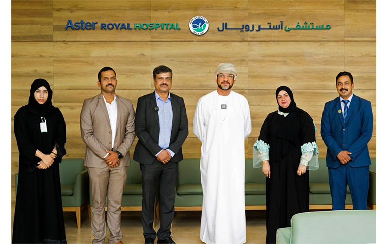 Muscat Municipality Chairman visits Aster Royal Hospital - The Arabian ...