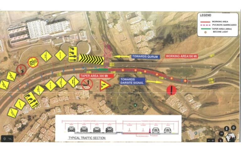 Oman traffic: Part of Darsait bridge to be closed for maintenance - The ...