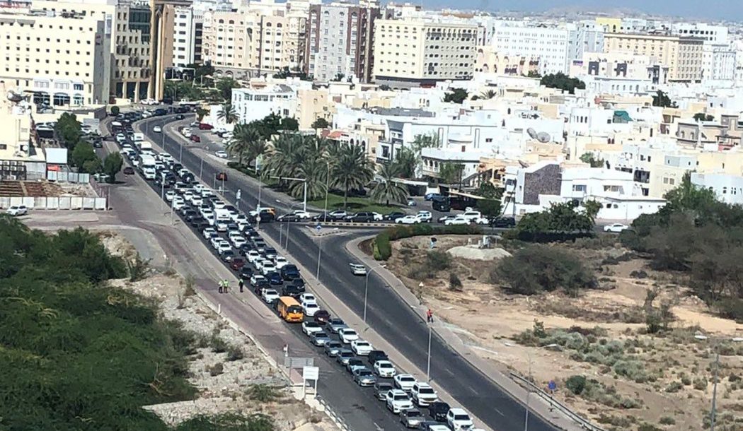 Passage of trucks temporarily halted in Muscat - The Arabian Stories News