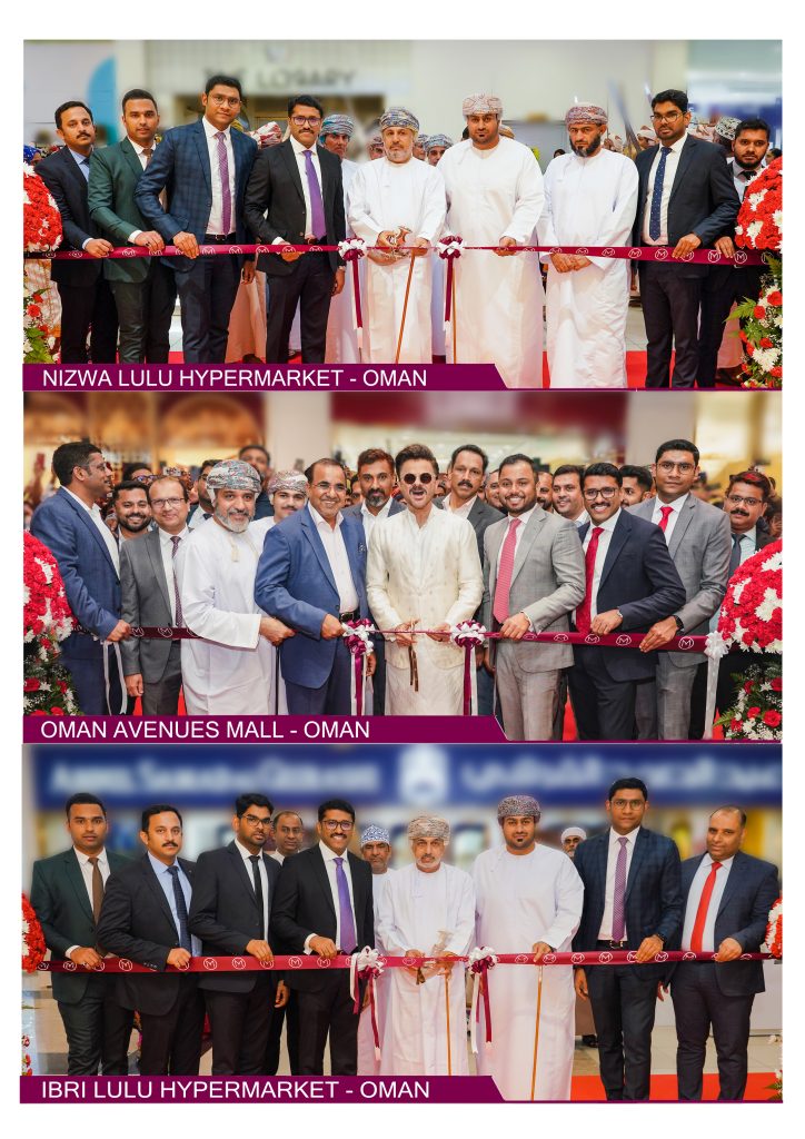 Malabar Gold & Diamonds opens 3 showrooms in Oman; in Oman Avenues Mall ...