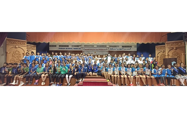 CBSE Oman Cluster Table Tennis tournament held at Indian School Muscat ...