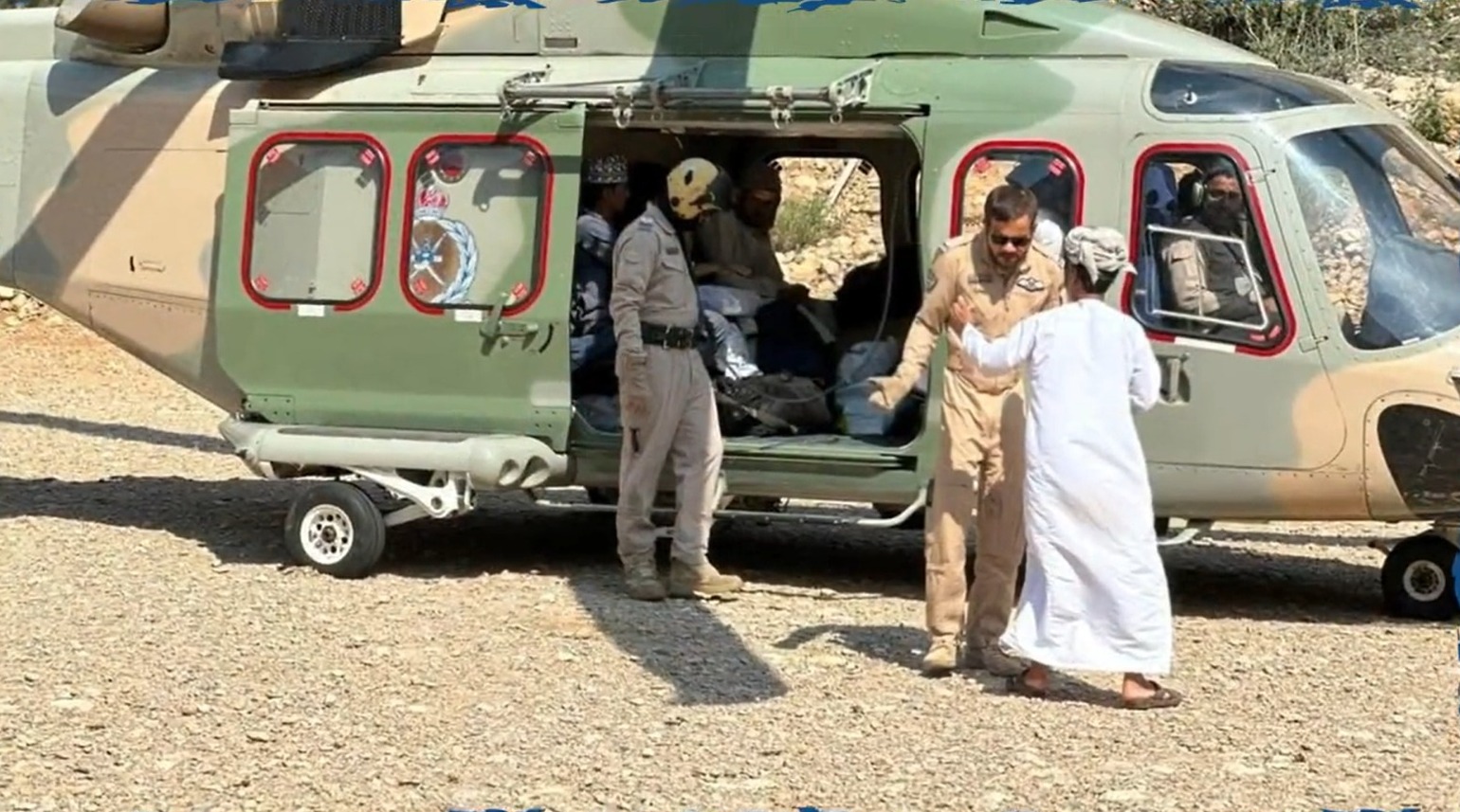 Oman police evacuate 25 citizens - The Arabian Stories News