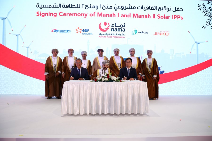 NAMA signs new renewable electricity projects worth $800 million - The ...