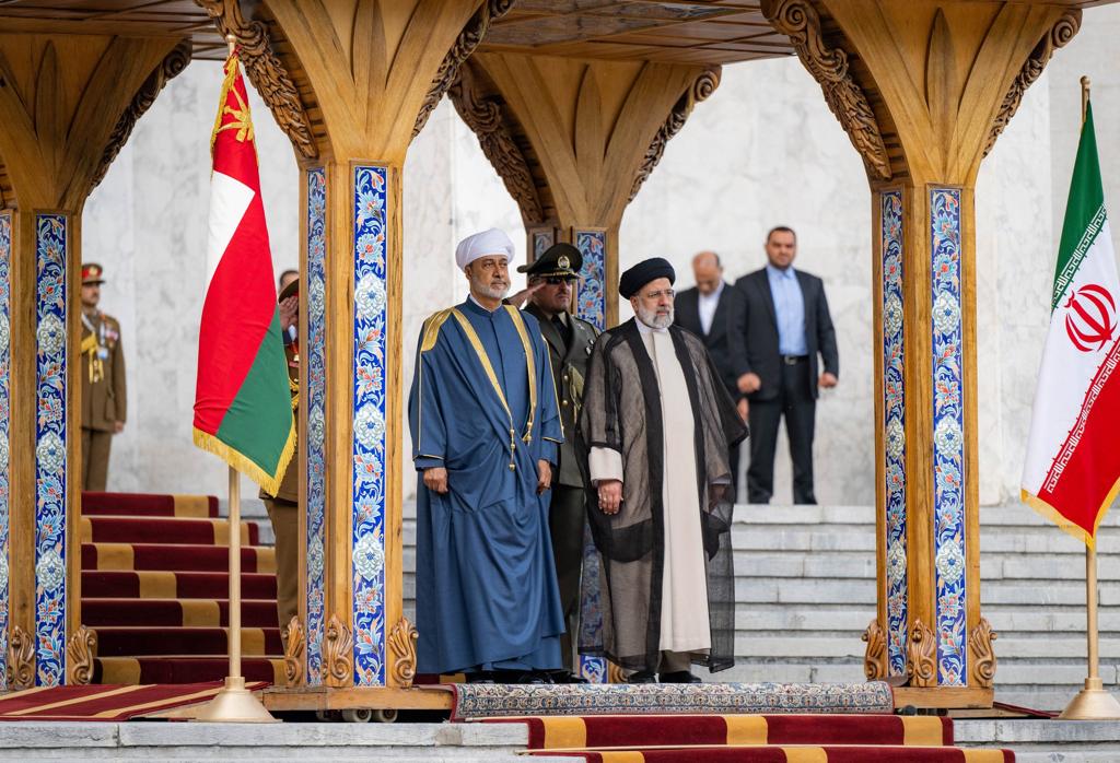 His Majesty holds official talks with Iran President - The Arabian ...