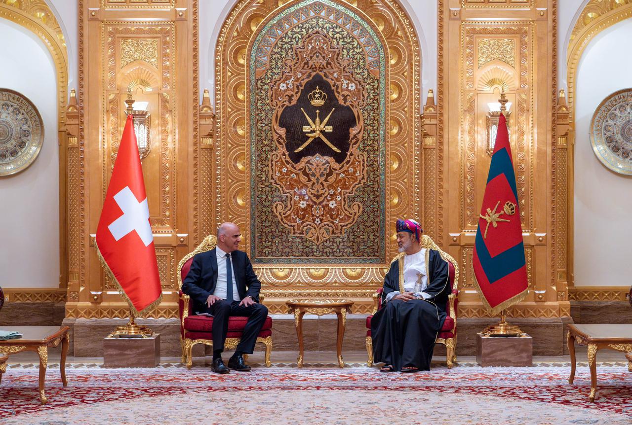 In Pictures: His Majesty receives Swiss Confederation President - The ...