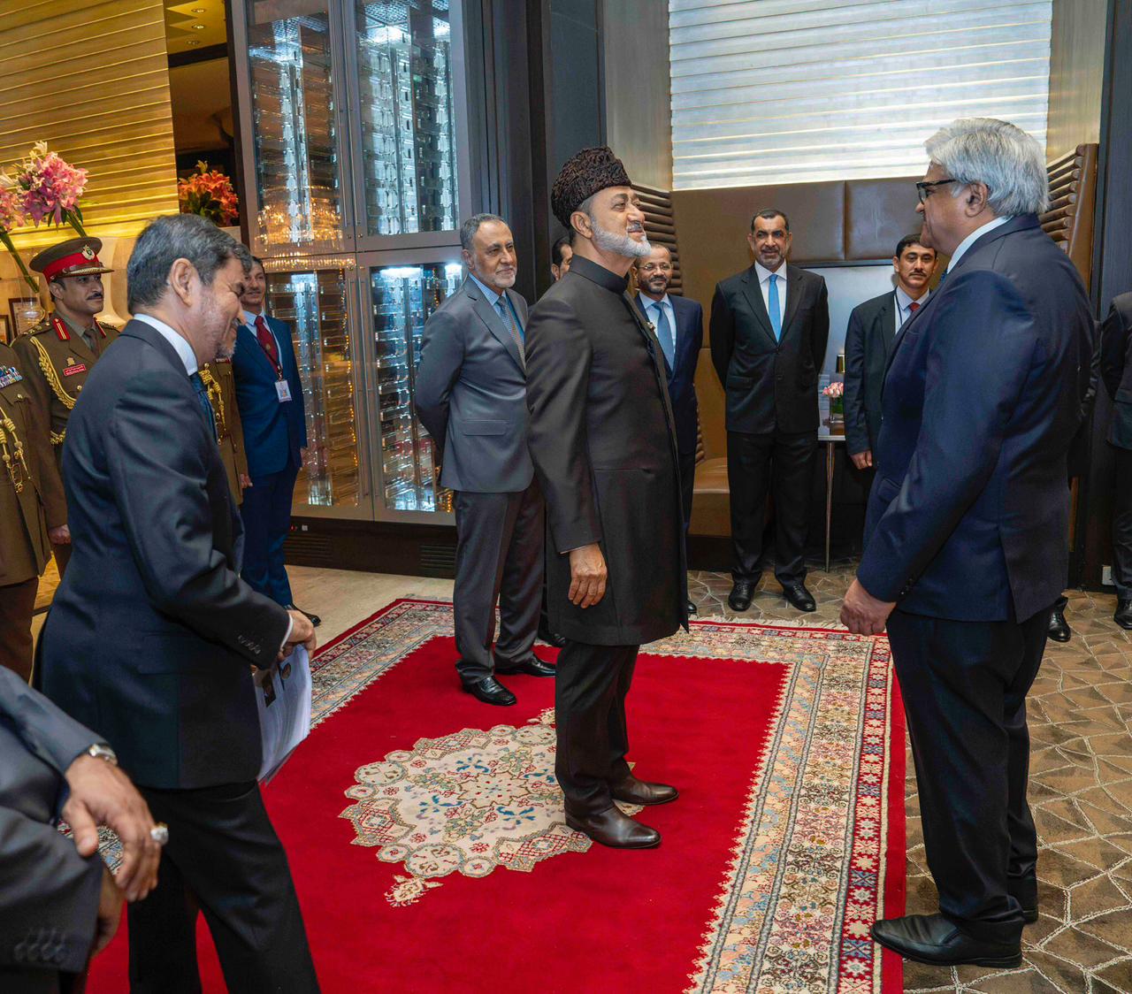 In Pictures: His Majesty Sultan Haitham meets top Indian business ...
