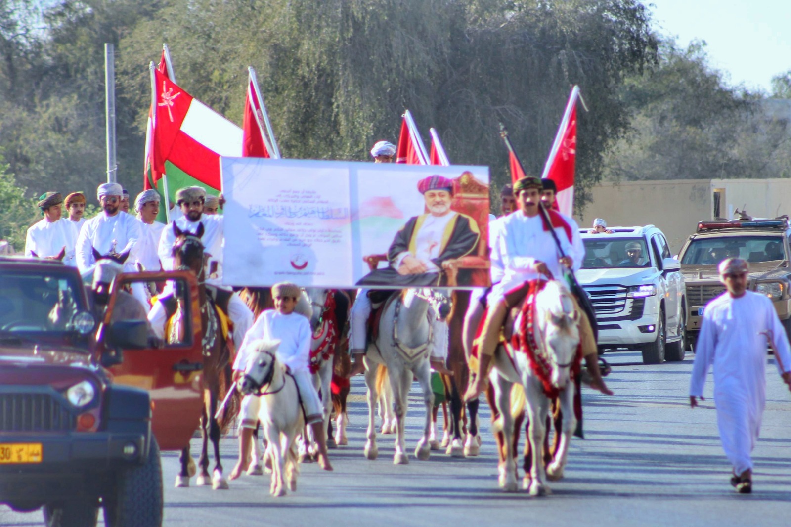 March of loyalty and gratitude to His Majesty the Sultan in Suwaiq ...