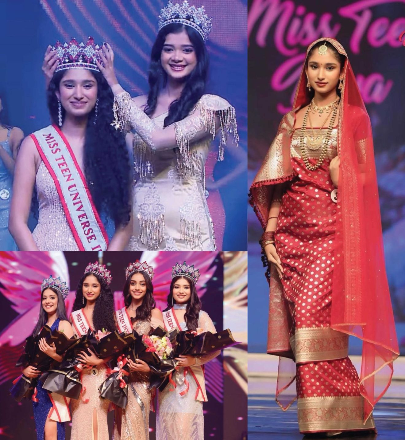 Oman-raised Carrisaa Bopanna crowned Miss Teen Universe India 2024 ...
