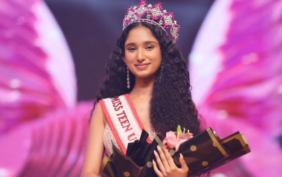 Oman-raised Carrisaa Bopanna crowned Miss Teen Universe India 2024 ...