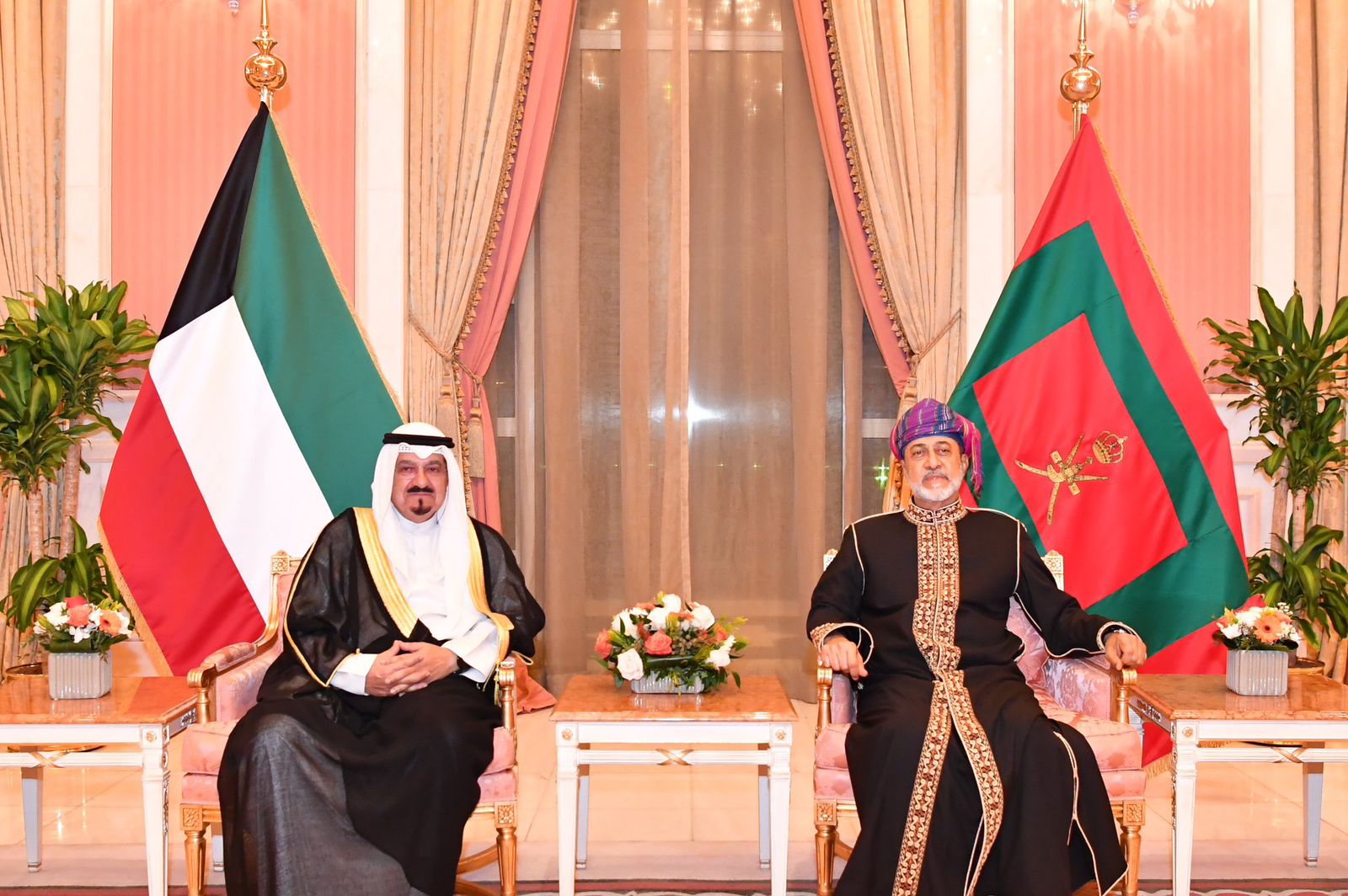 His Majesty Sultan Haitham meets Kuwait Prime Minister Sheikh Ahmed Al ...