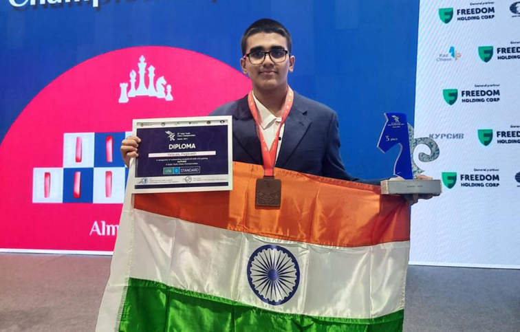 Indian School Al Seeb student wins bronze at Asian Youth Chess ...