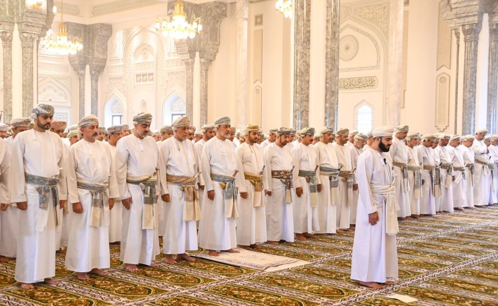 Photos: His Majesty Sultan Haitham performs Eid prayers - The Arabian Stories News