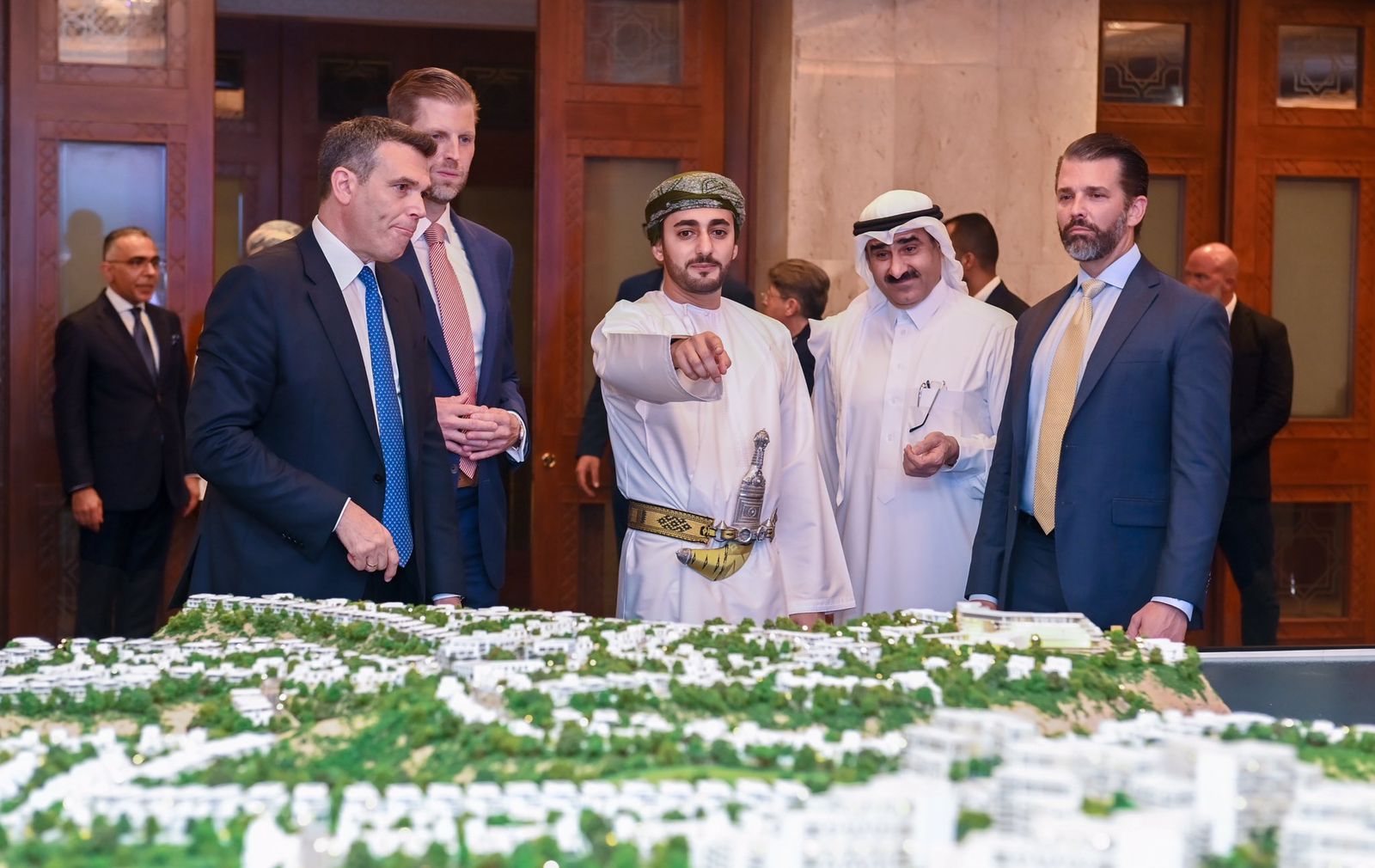 HH Sayyid Theyazin presides over launching ceremony of Trump ...