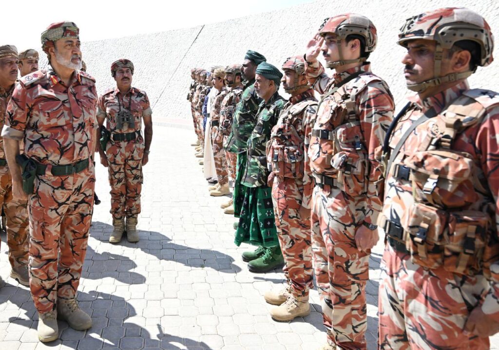 His Majesty pays visit to military units of Royal Army of Oman in ...