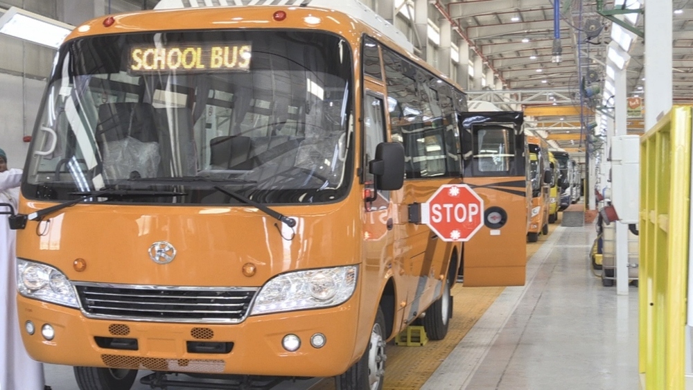 First batch of school buses launched at Karwa Factory in Oman’s Duqm ...