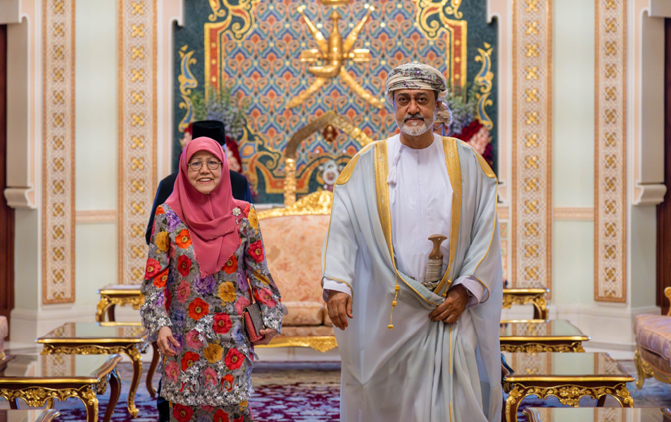 His Majesty receives HRH Princess Haja Masna of Brunei - The Arabian ...