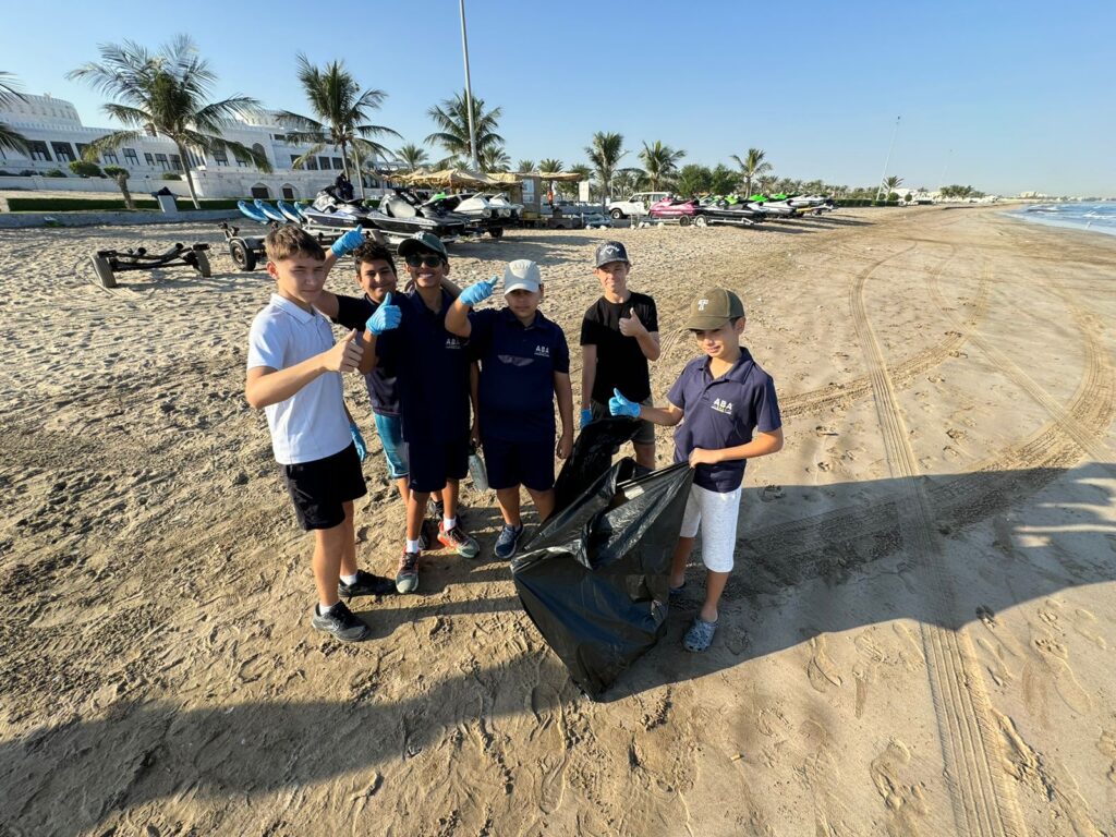 ABA students champion sustainability with beach clean-up initiative ...