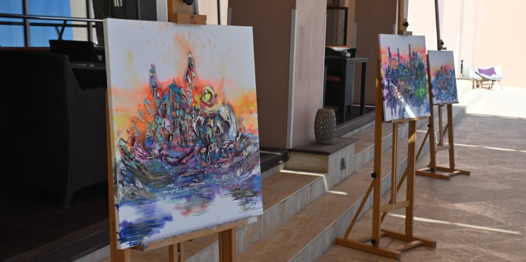 Sparkles of Oman: Artist to break world record with 40-meter painting ...