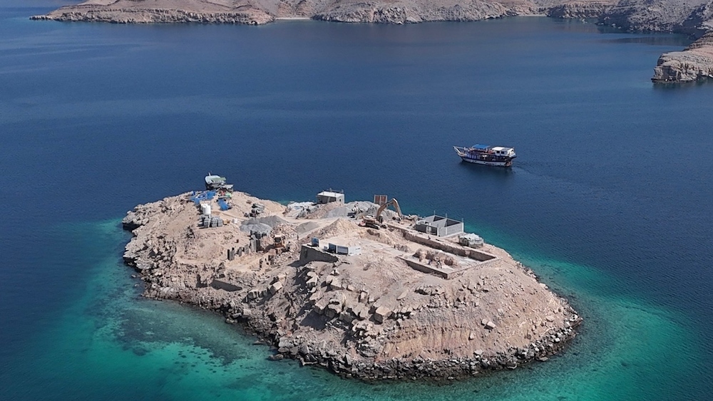 50% completion achieved in Telegraph Island development project in ...