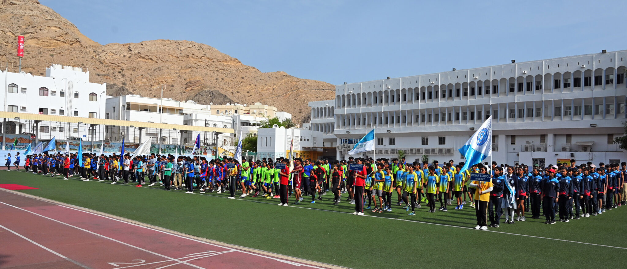 Indian School Muscat hosts thrilling CBSE Oman Cluster Athletics Meet ...