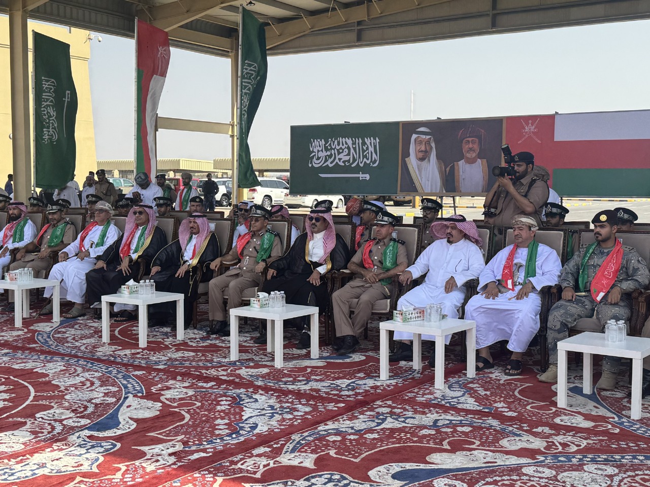 Oman celebrates Saudi National Day at Rub' al-Khali border crossing ...