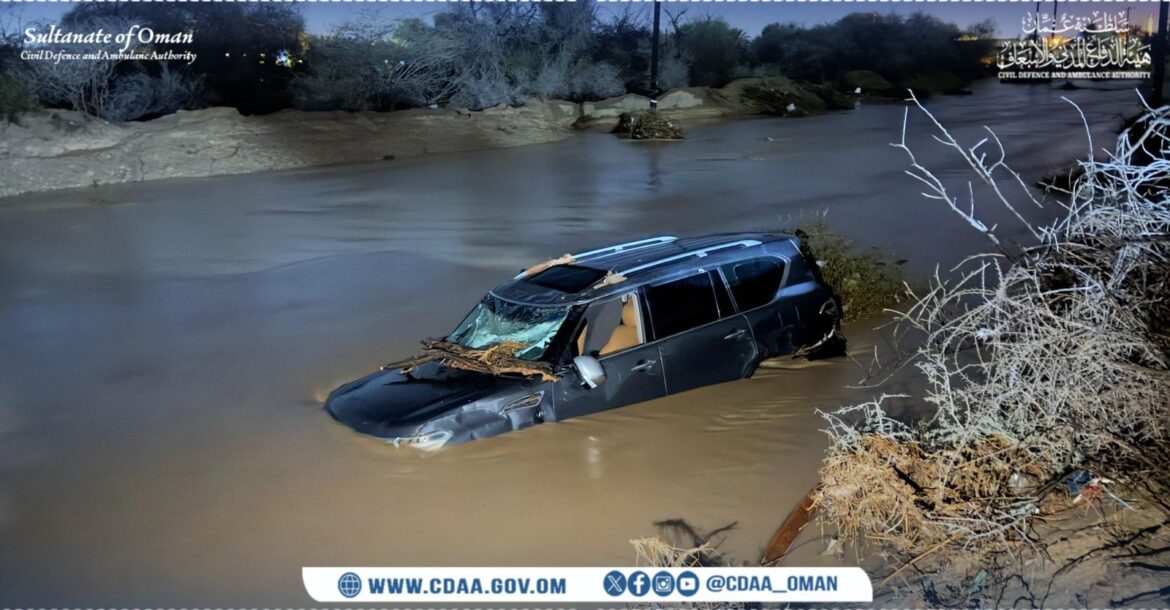 Oman weather update: Two dead, one missing after vehicle swept into ...