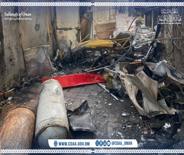 Gas cylinder explosion injures two in Oman restaurant fire - The ...